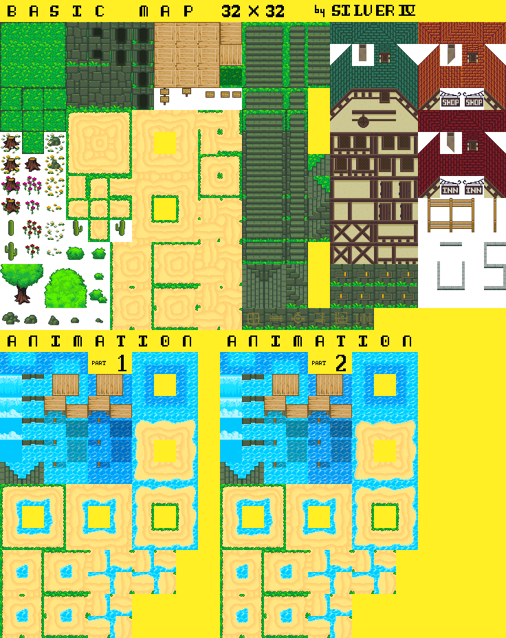 Basic map 32x32 by Ivan voirol | Liberated Pixel Cup